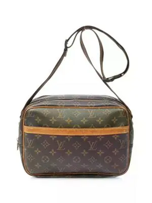 LOUIS VUITTON 2002 Pm Reporter Monogram Shoulder Bag - Brown