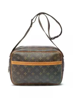 LOUIS VUITTON Monogram Reporter Pm Shoulder Bag - Brown