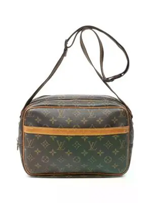 LOUIS VUITTON Monogram Reporter Pm Shoulder Bag - Brown