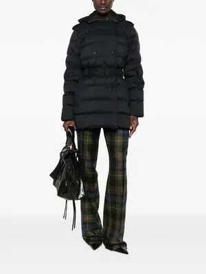 Burberry Belted Quilted Coat