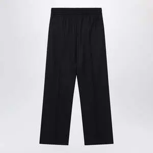 GOLDEN GOOSE Tailored Straight-leg Trousers In Cotton-wool Blend - Blue