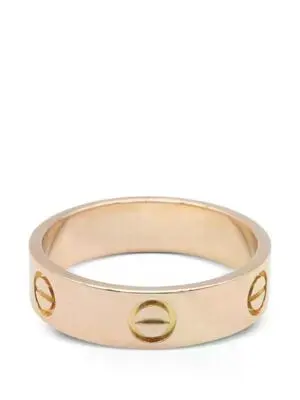 Cartier 18k Rose Gold Love Ring - Pink