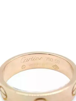 Cartier 18k Rose Gold Love Ring - Pink
