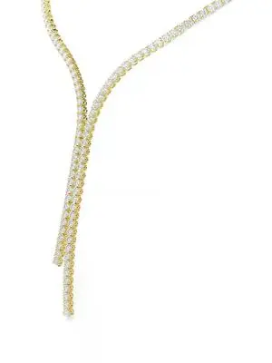 SWAROVSKI Crystal-embellished Y-shape Necklace - Gold