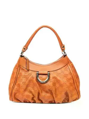 Gucci Guccissima Leather Abbey D-ring Tote Bag - Brown