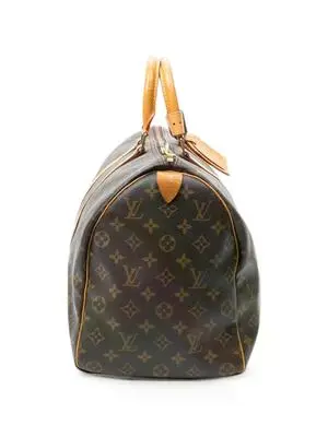 LOUIS VUITTON 1996 45 Keepall Monogram Holdall Bag - Brown