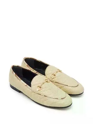 Gucci Jordaan Horsebit Loafers - Neutrals