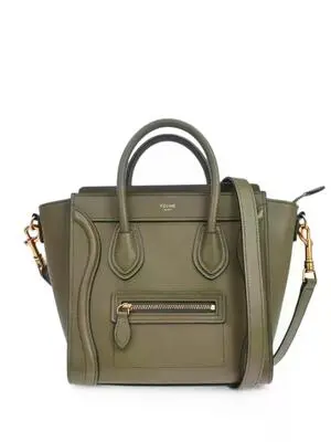 Celine 2019 Nano Luggage Handbag - Green