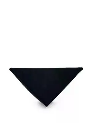 TOTEME Triangular Folded Bandana Scarf - Black