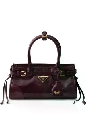 Prada Bonnie Leather Mini Bag - Red
