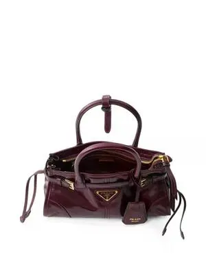 Prada Bonnie Leather Mini Bag - Red