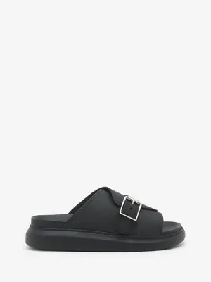 Alexander McQueen Hybrid Buckle Sandal - Black