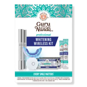 GURUNANDA Wireless Led Teeth Whitening Kit With Whitening Gel Pen - One-color