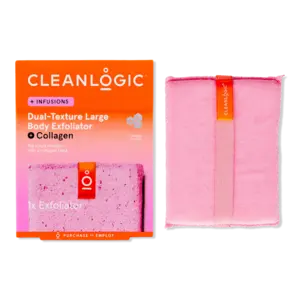 CLEANLOGIC Infusions Dual-texture Large Body Exfoliator + Collagen