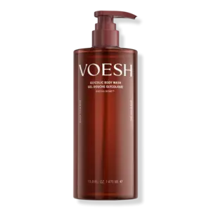 VOESH Exfoliating Glycolic Acid Body Wash For Soft Glowing Skin Black Tea & Rose One-color