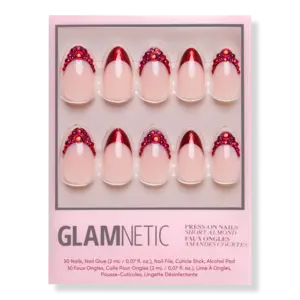 GLAMNETIC Garnet Press-on Nails - One-color