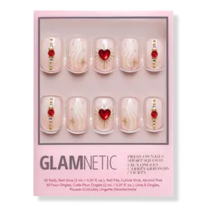 GLAMNETIC Ruby Press-on Nails - One-color