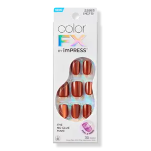 Kiss Colorfx Impress Press On Nails - Ruby Rush