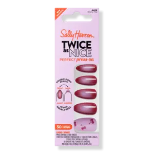 SALLY HANSEN Salon Effects Press Ons Twice As Nice Collection - Cherry Flip