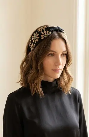 HAIR DRAMA CO Midnight Marigold Headband