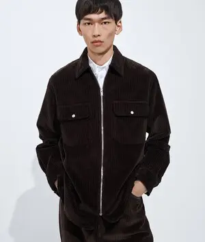 Bottega Veneta Cotton Corduroy Overshirt - Intense Carrubo