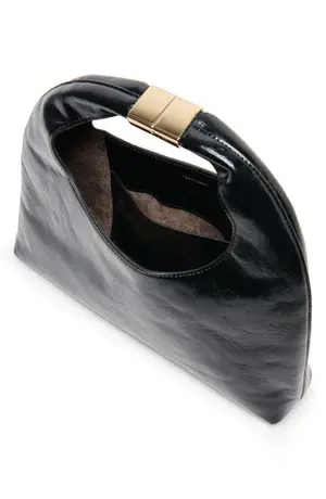 Dolce Vita Avina Faux Leather Hobo Bag - Black