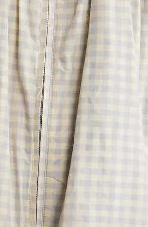 DAMSON MADDER Lailah Gingham Lightweight Bomber Jacket