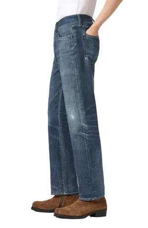 ALLSAINTS Bead Straight Leg Organic Cotton Trousers