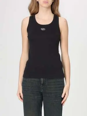 DIESEL® Ribbed Logo Tank - Black