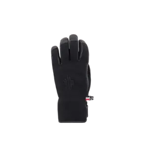 Moncler Padded Soft Shell Gloves - Black