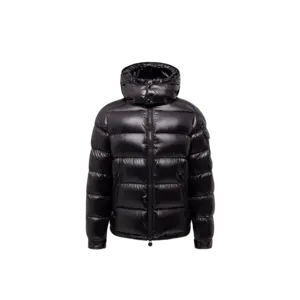 Moncler Maya Hooded Short Down Jacket - Black