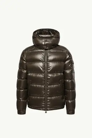 Moncler Moncler Maya Hooded Short Down Jacket Green