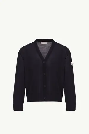 Moncler MONCLER COLLECTION Wool Cardigan Blue