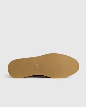 Quince Handcrafted Leather Huarache Sandal - Brandy