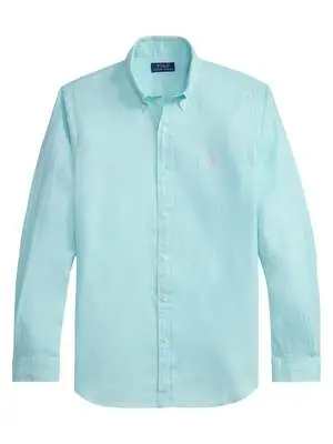 Ralph Lauren Linen Shirt For - Light Blue