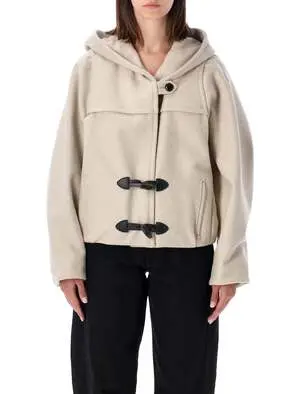 Isabel Marant Étoile Trixie Hooded Wool-cashmere Toggle Jacket - Sand