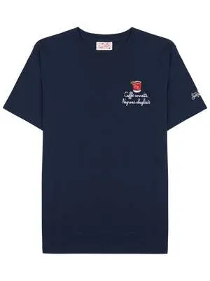 MC2 SAINT BARTH 100% Cotton T-shirt - Blue