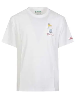 MC2 SAINT BARTH Graphic T-shirt - White