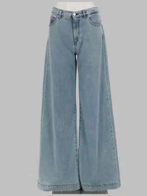 NINE:INTHE:MORNING Nadia High-waist Palazzo Jeans - Denim