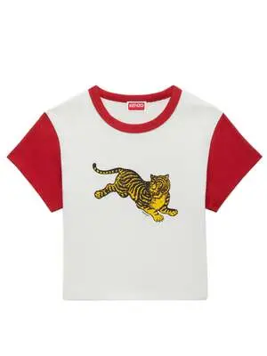 Kenzo Graphic Print Cotton Crewneck