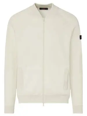 Peuterey Zip Fastening Raglan Sleeve Sweatshirt With Logo Patch