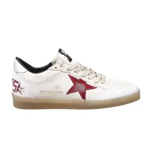 GOLDEN GOOSE Ball Star 'biege White Red