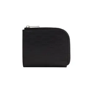 Kith Monogram Vachetta Zip Wallet - Black