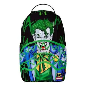 SPRAYGROUND X Batman Joker Hahahahaha Slime Dlxsr Backpack /blue - Green