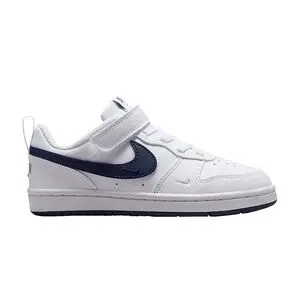 Nike Court Borough Low Ps Midnight Navy - White