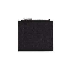 Kith Monogram Leather Snap Wallet - Black