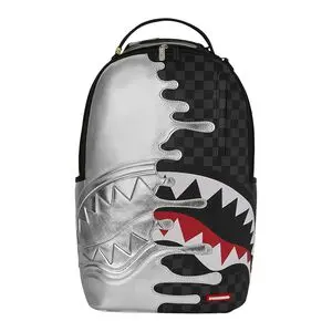 SPRAYGROUND Silver Side Drip Check Dlxsv Backpack - Multicolor