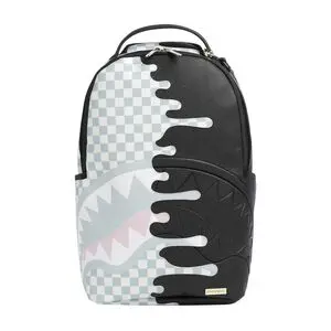 SPRAYGROUND Cream Check Unfinished Shark Dlxsr Backpack - Multicolor