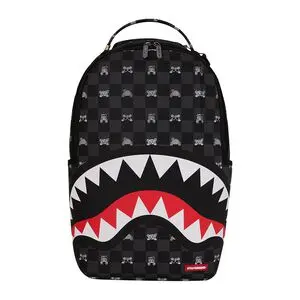 SPRAYGROUND Peeking Character Check Dlxsv Backpack - Black