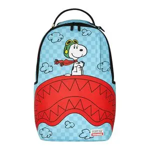 SPRAYGROUND Snoopy Pilot Shark Dlxsv Backpack - Multicolor